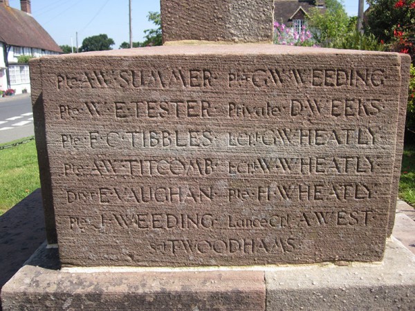 War Memorial - Hartfield History Group